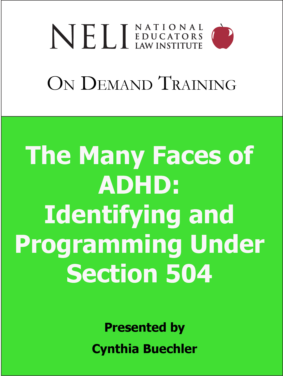 National Educators Law Institute | NELI Online Training