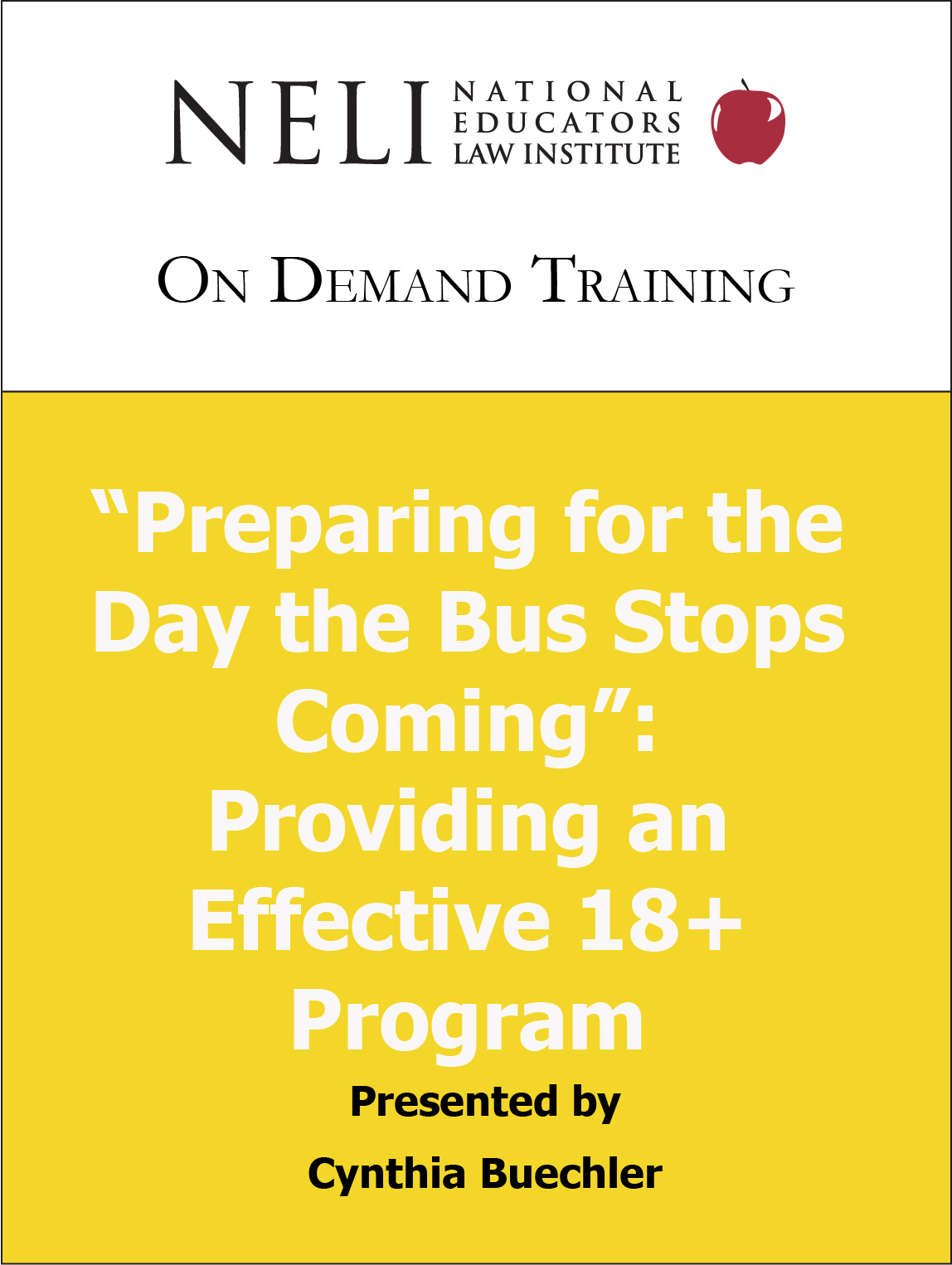 National Educators Law Institute | NELI Online Training